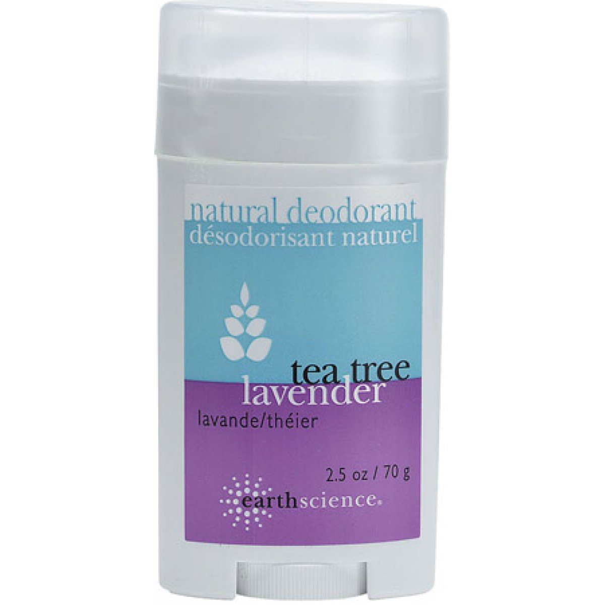 Amazon.com : Earth Science Tea Tree/Lavender Deodorant, 2.45-Ounce ...