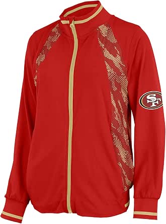 Amazon.com: Zubaz NFL Teams Women's Elevated Lightweight Full Zip ...