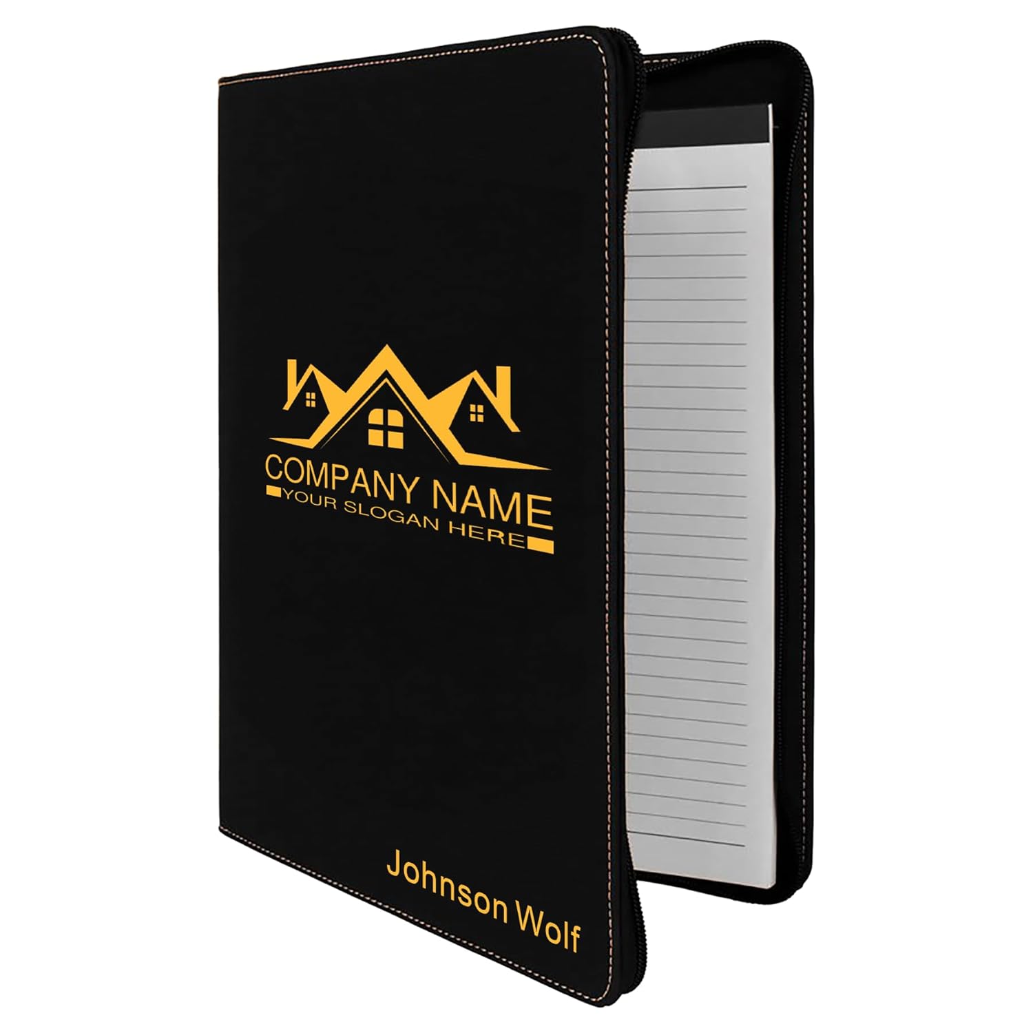 Amazon.com: Personalized Portfolio, Custom Leather Portfolio, Portfolio ...