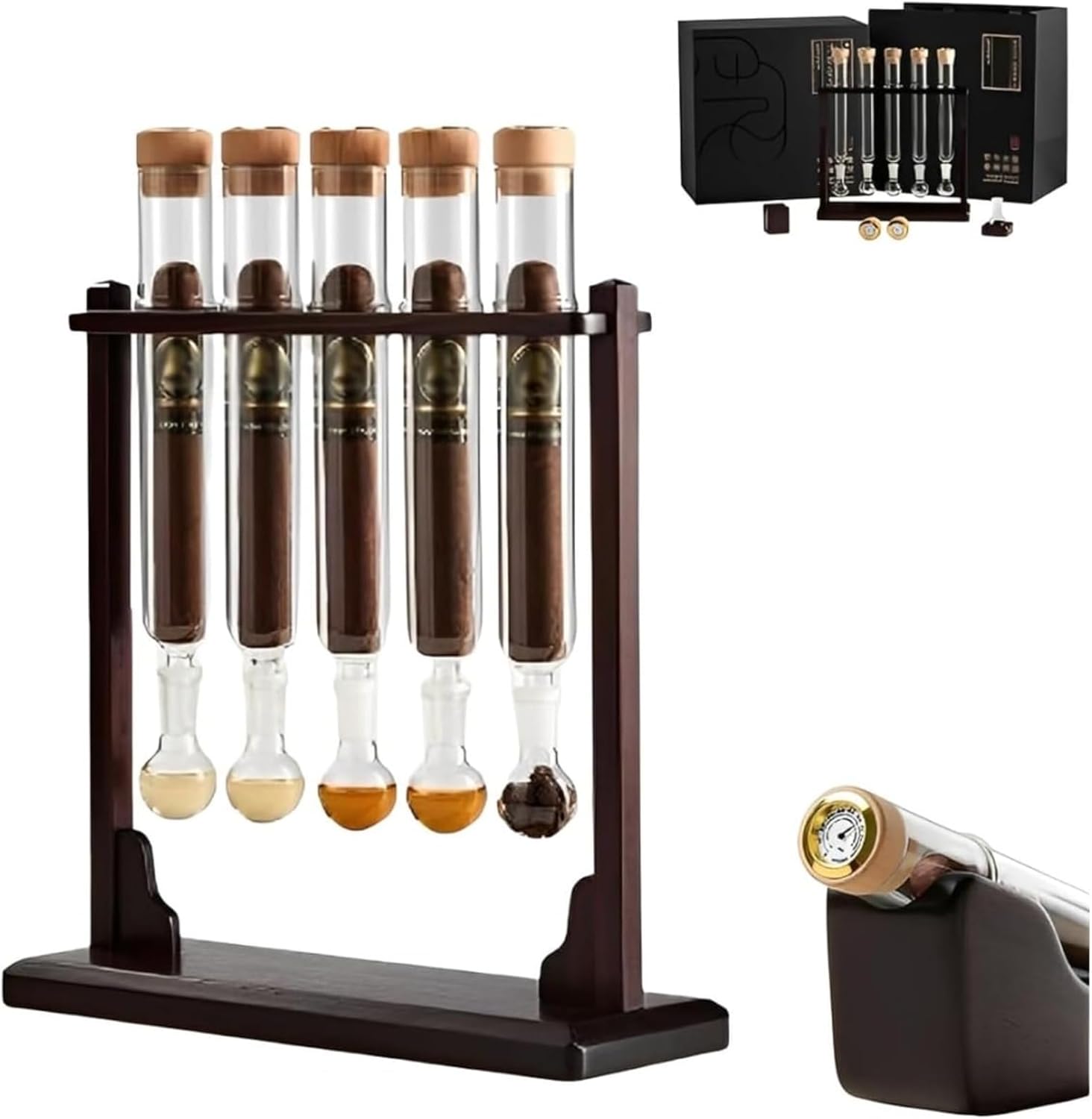 Amazon.com: Cigar Flavor Injector Humidifier, Cigar Infuser Glass Tube ...