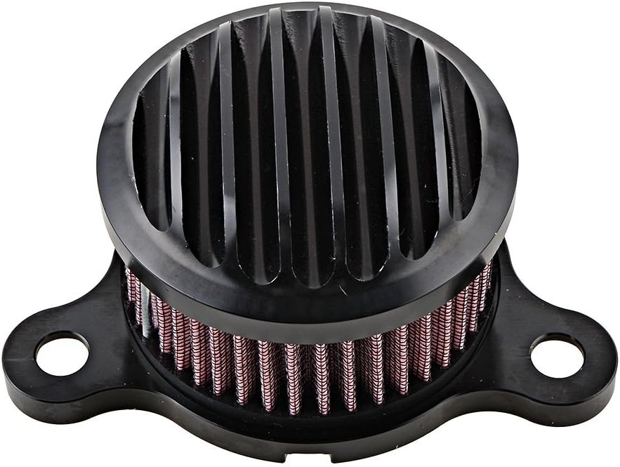 Amazon.com: Black Air Cleaner Intake Filter System Kit For Harley ...