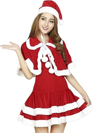 Disfraz Santa Claus Mujer Adulto, Traje Vestido Santa Claus Para Niña ...