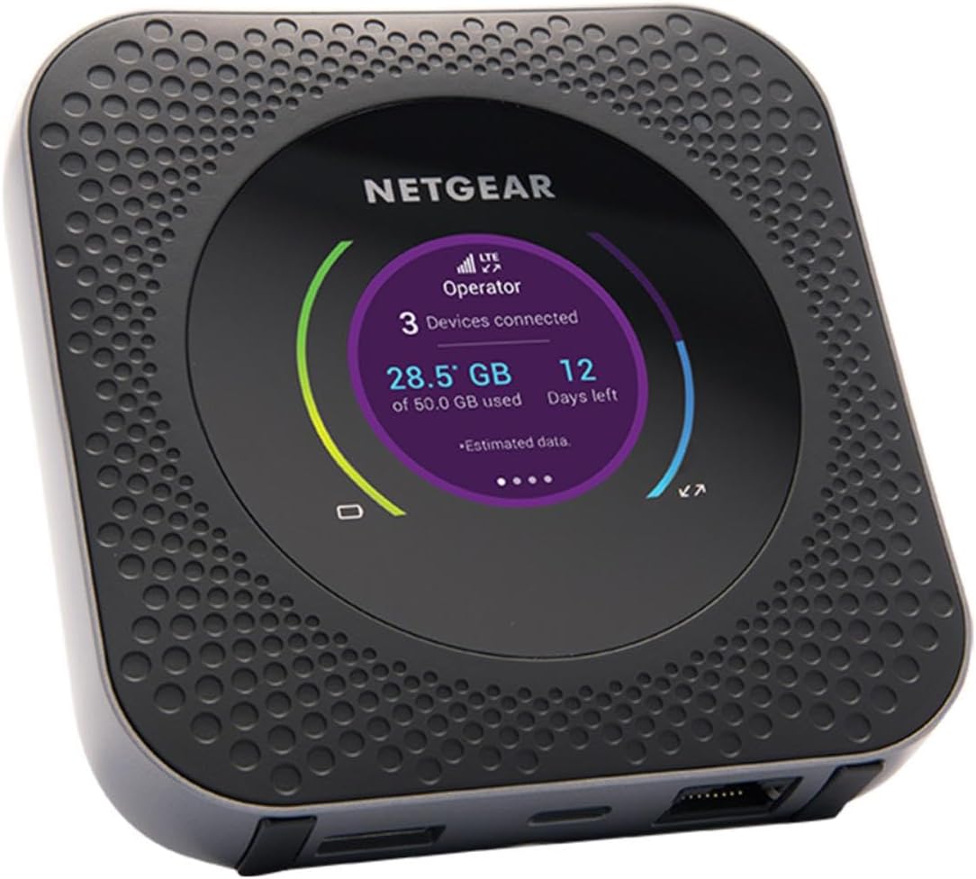 Netgear Nighthawk M1-MR1100 Mobile Hotspot Router (Black) - Wi-Fi, USB ...