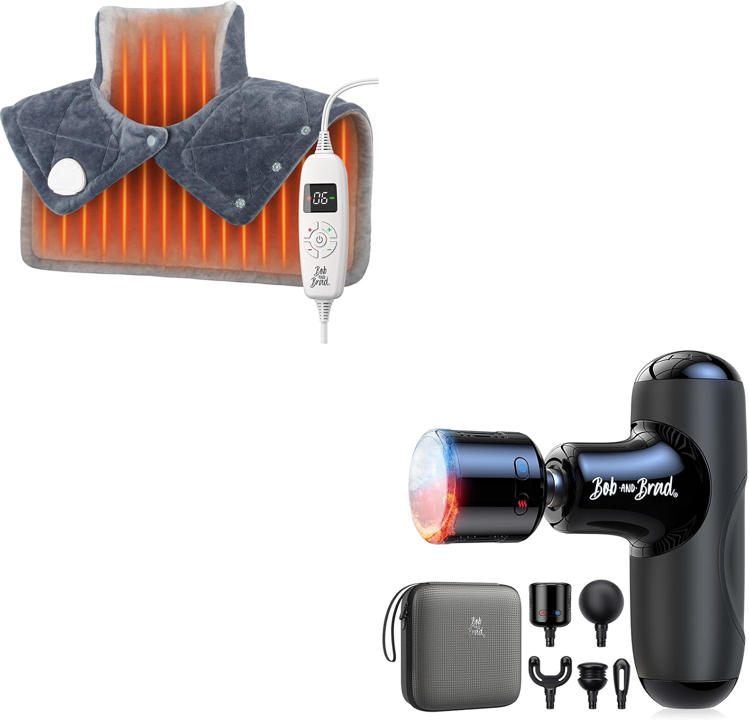 Amazon.com: BOB AND BRAD Q2 Pro Mini Massage Gun with Heat and Cold ...