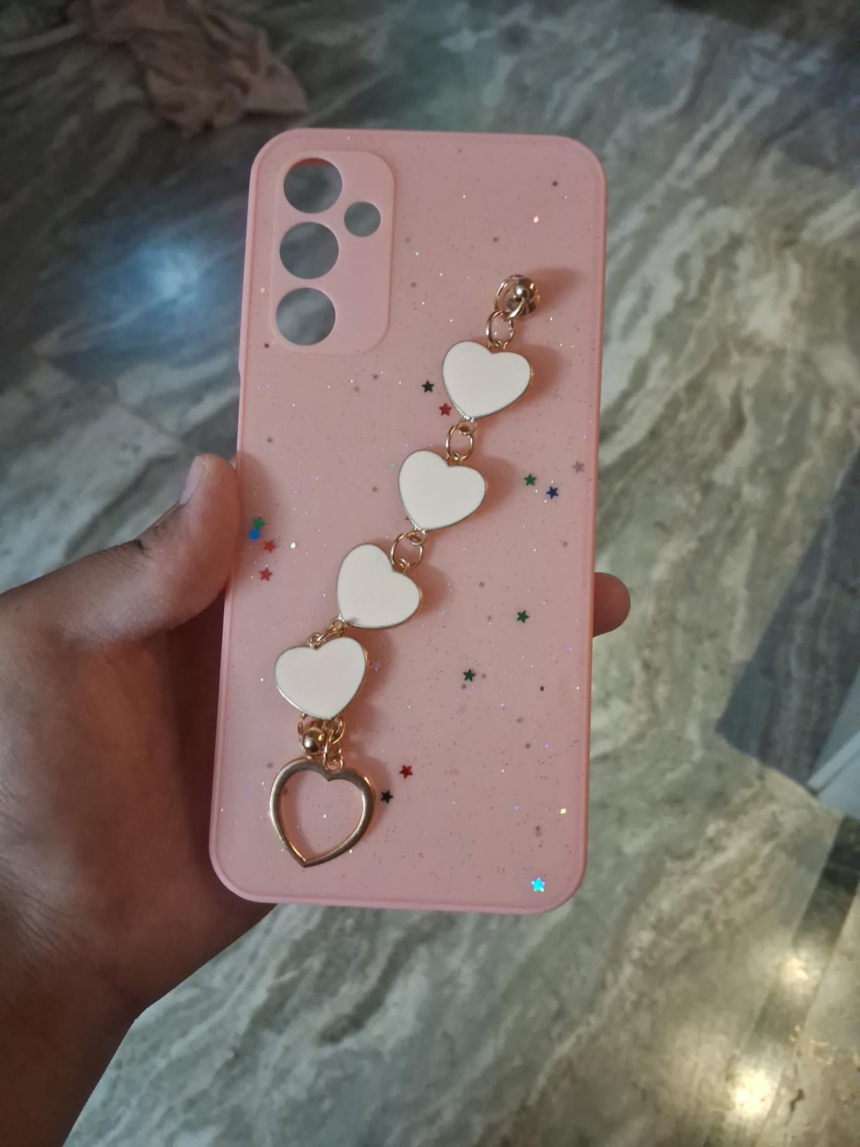 Pikkme Samsung Galaxy M14 5G Back Cover for Girls | Sparkling Soft TPU ...