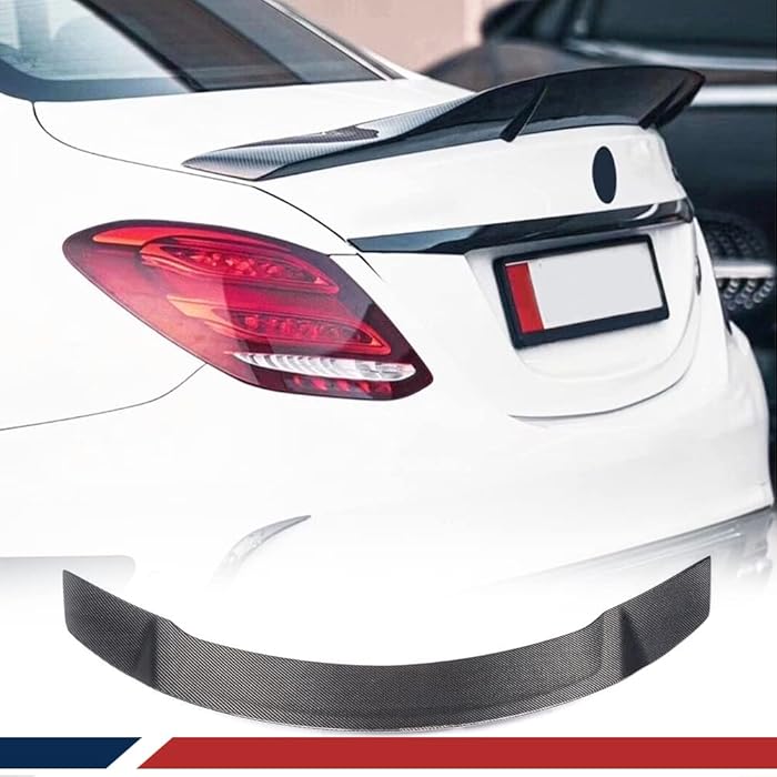 Buy JC SPORTLINE Carbon Fiber Rear Trunk Spoiler for Mercedes Benz W205 ...