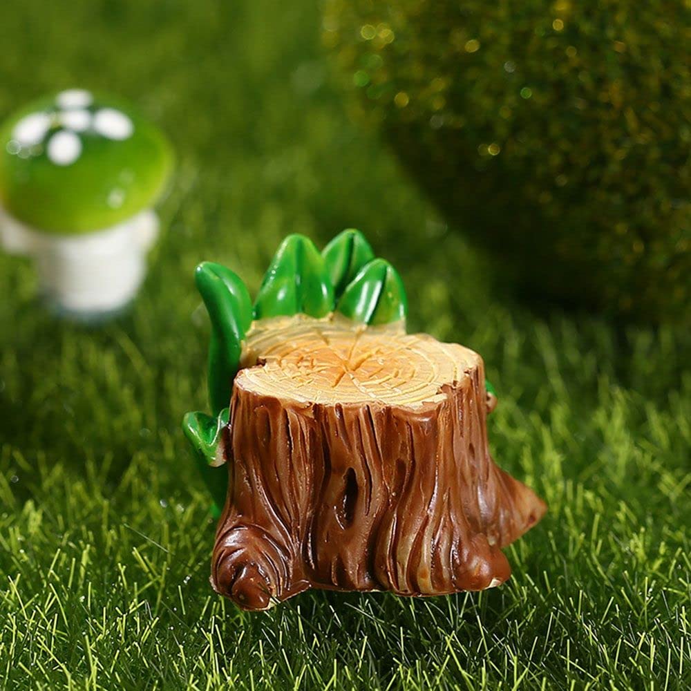 Tree Stumps Home Landscape 30pcs Mini Tree Stump Miniature Figurine