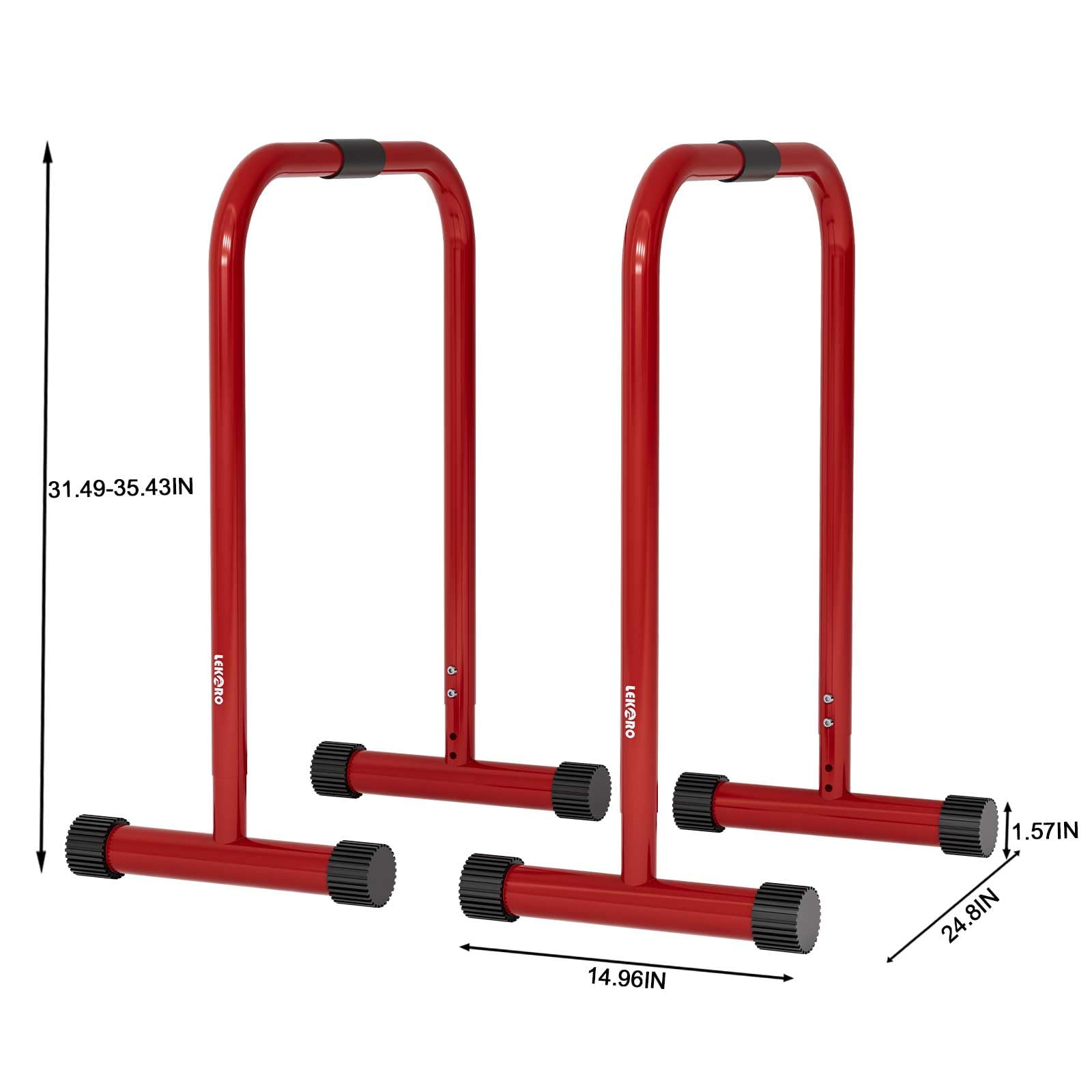 Snapklik.com : Adjustable Dip Bar, Dip Stand Station, Strength Training ...