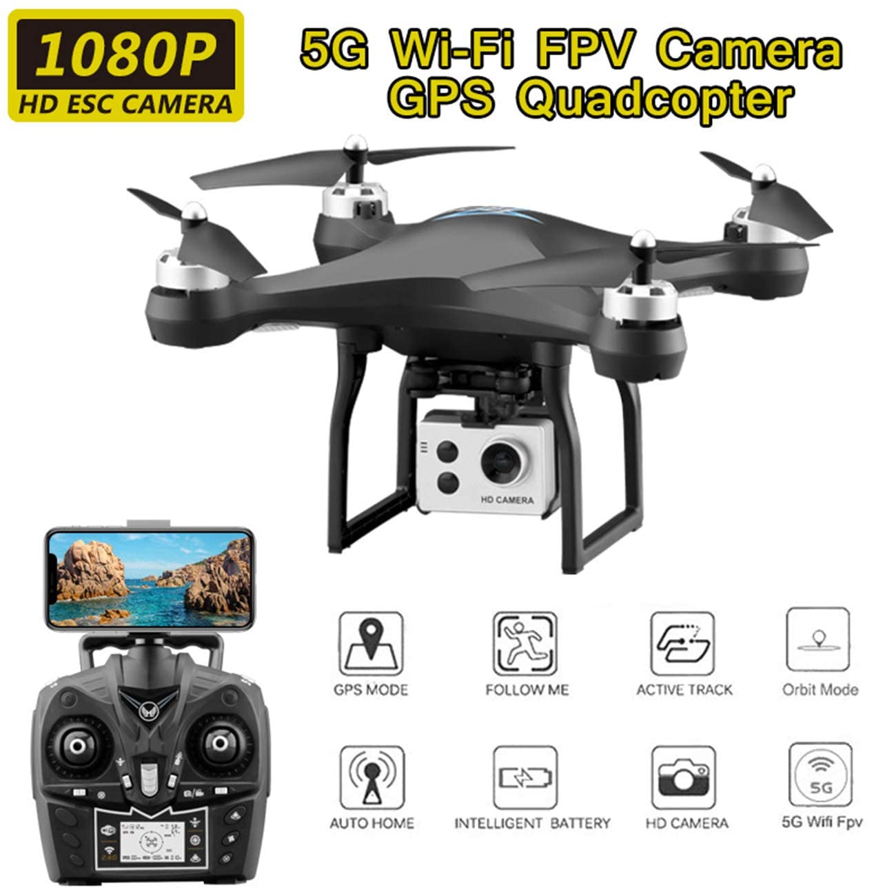 Contixo F10 RC Remote App Controlled Quadcopter Drone