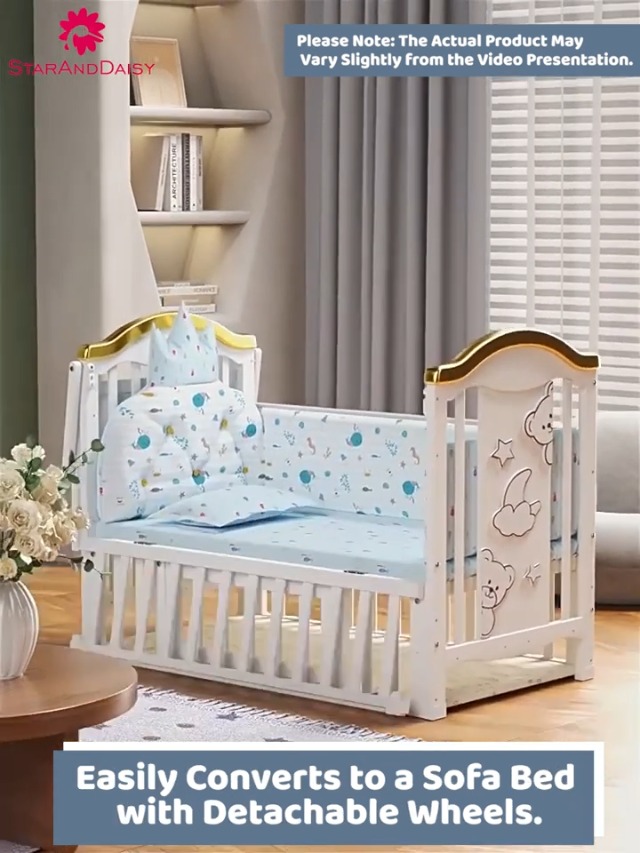 Watch StarAndDaisy Wooden Cot on Amazon Live