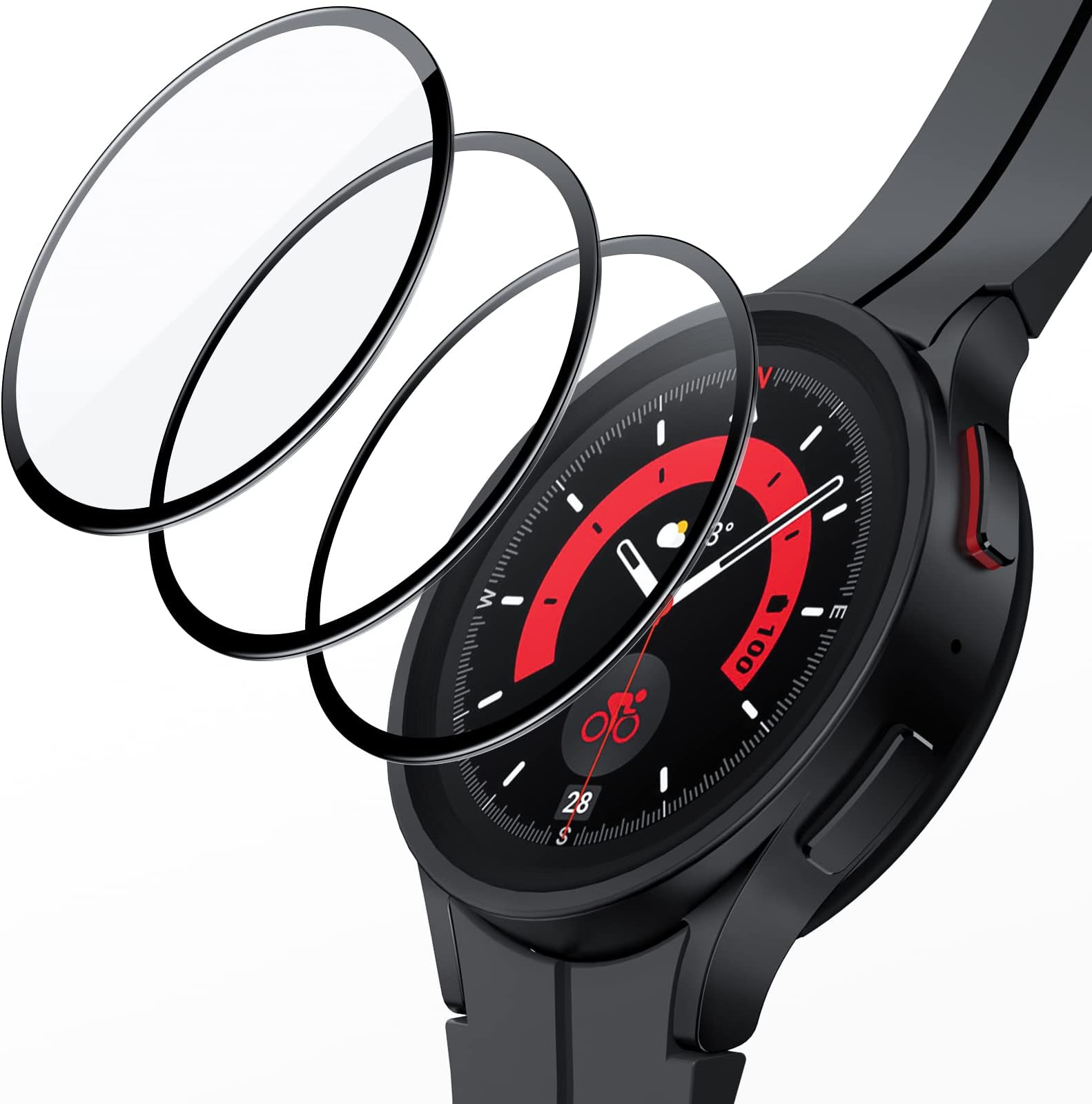 Amazon.com: Supershieldz (3 Pack) Designed for Samsung Galaxy Watch 5 ...