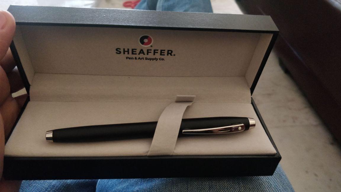 Sheaffer PEN GIFT 100 - A 9317 - MATTE BLACK WITH CHROME PLATE TRIM FP ...