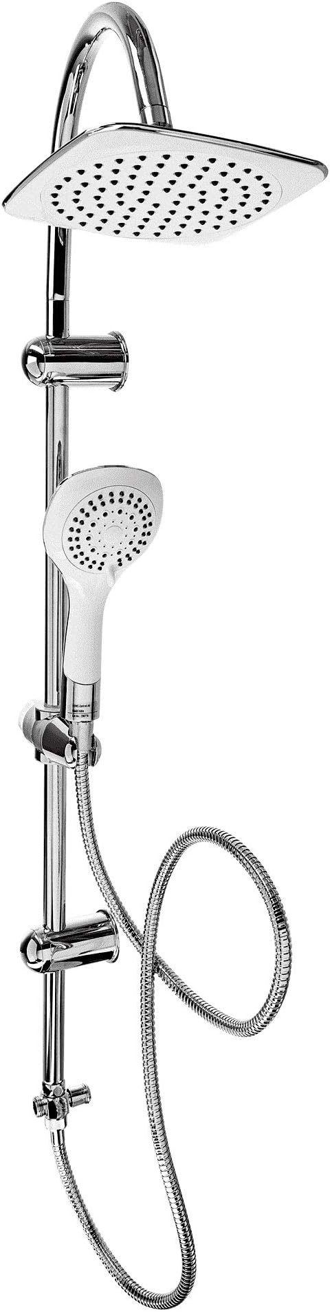 Grafner Regendusche im Set incl. Kopfbrause, Handbrause, Schlauch ...