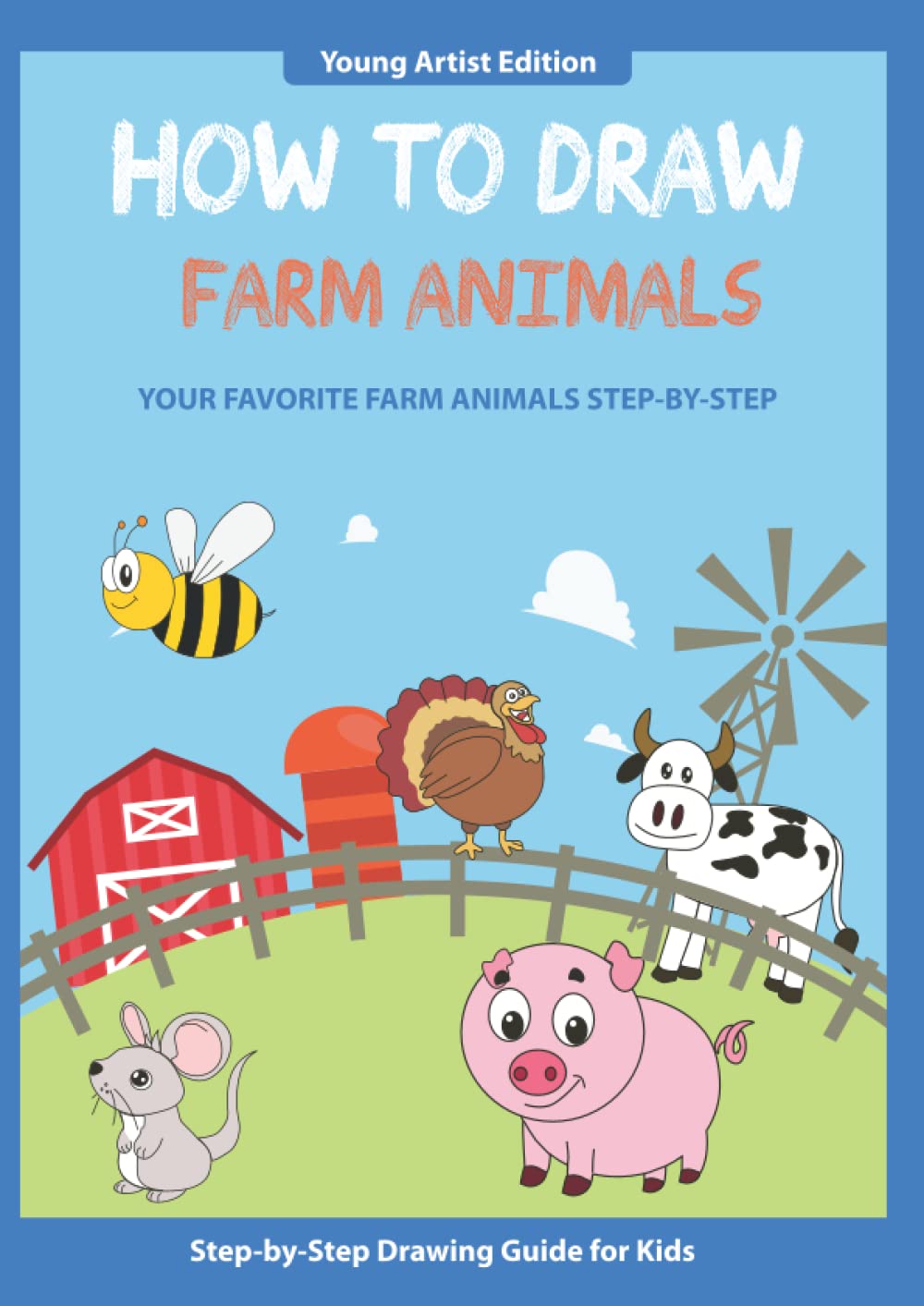 Farm Drawing For Kids Learn To Draw And Color For Kids Farm Visit: