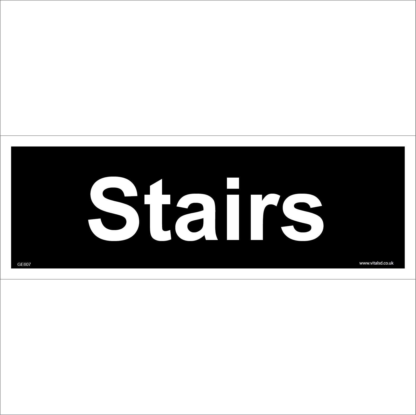 Buy GE607 Stairs Sign Door Wall Plaque Staircase stairwell Escalator ...