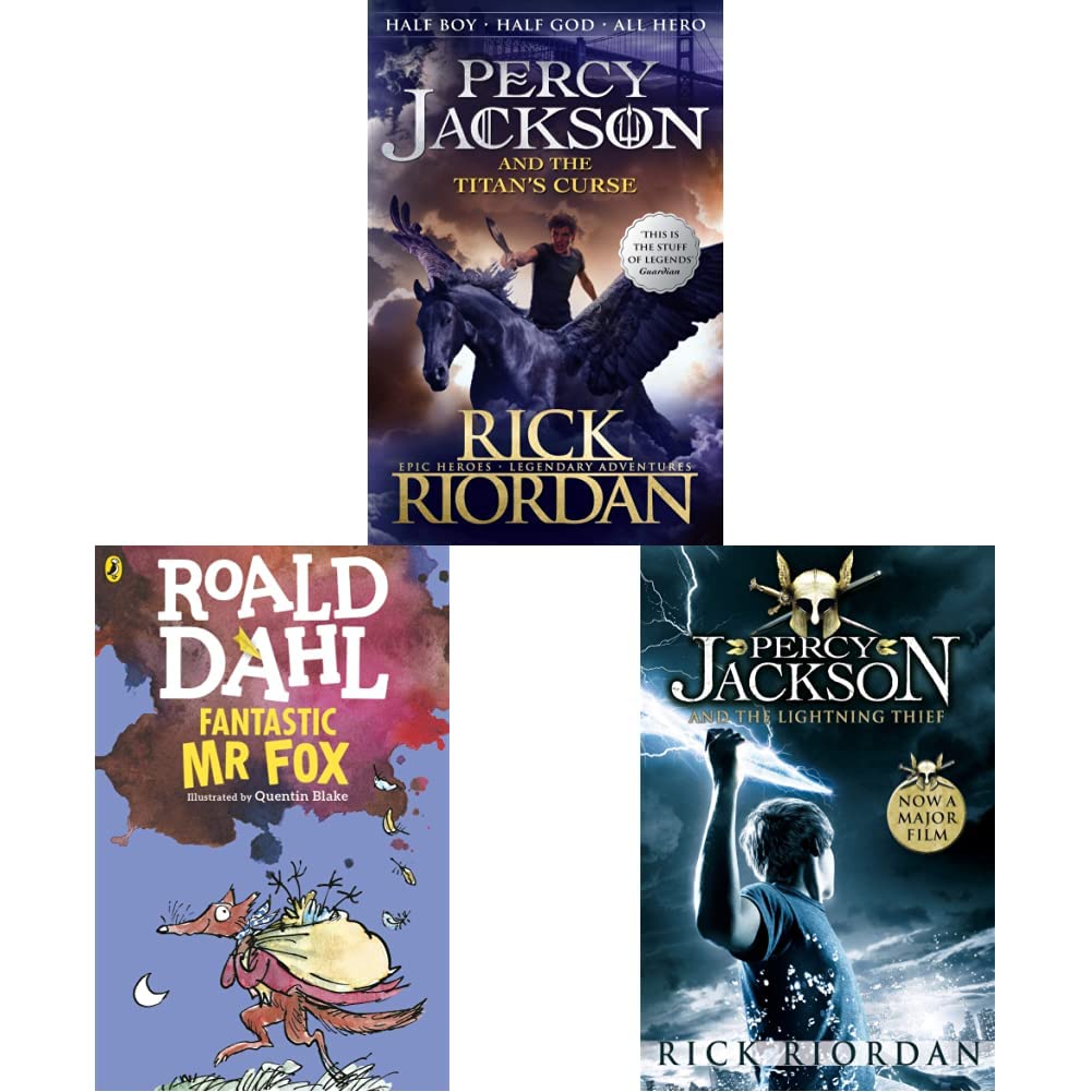 Buy Percy Jackson and the Titan's Curse & Fantastic Mr Fox & Percy ...