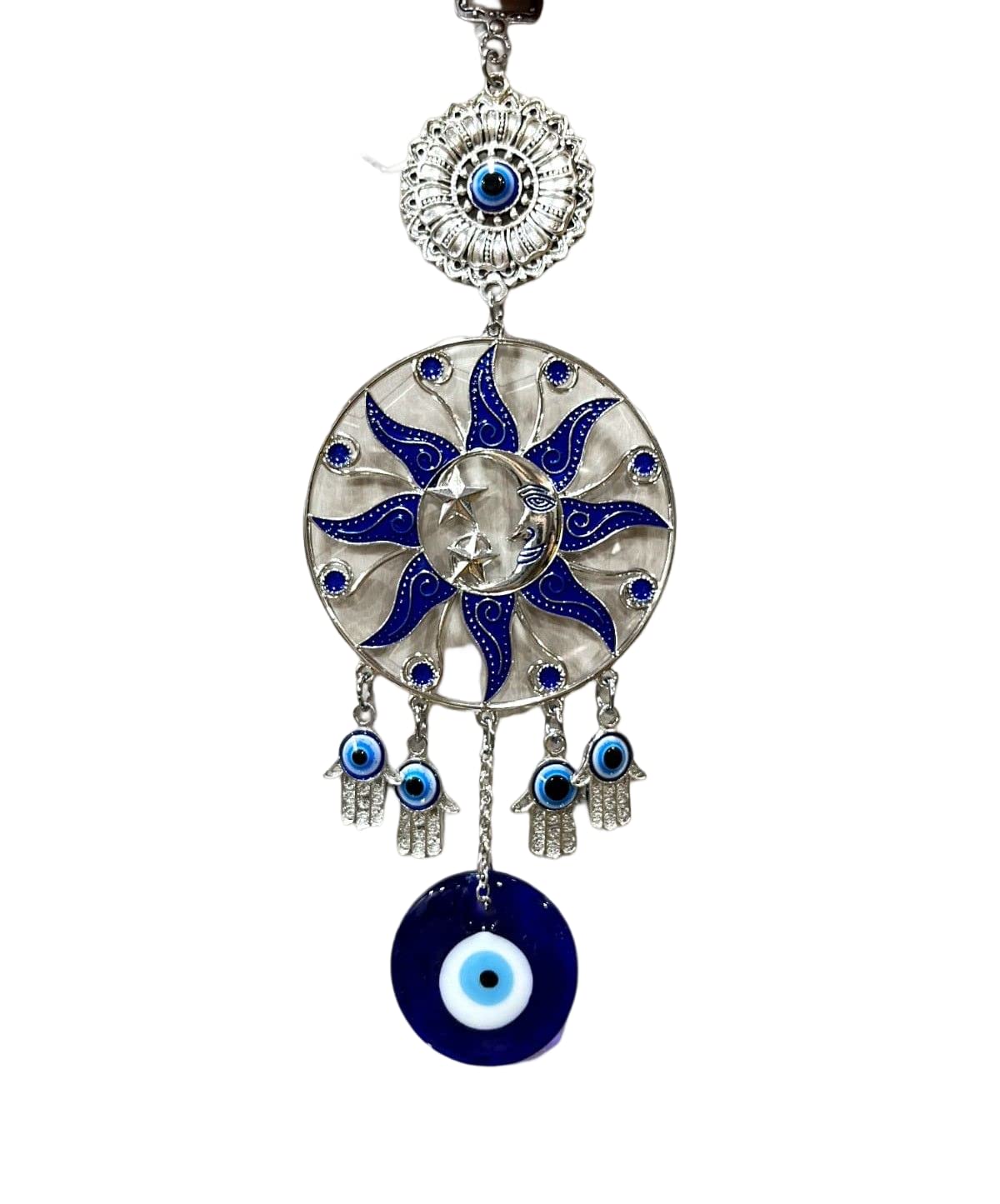 Buy Sehgal Industries Beautiful Sun Stars & Moon Evil Eye Hanging ...
