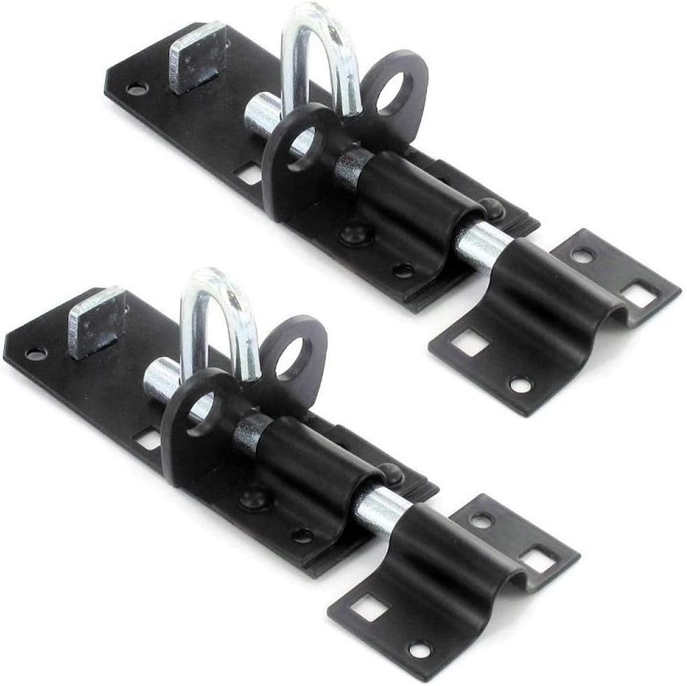 IRONZONE® 2 Pack Brenton Strong Sliding Lockable Padbolt 150mm (6 ...