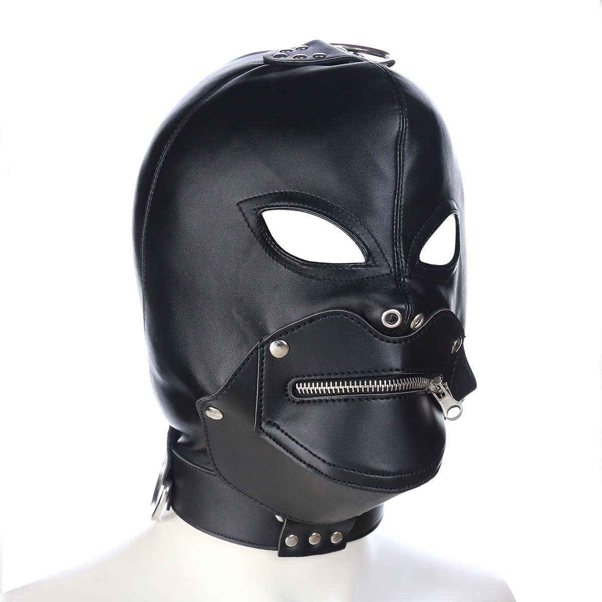 KunBang Full Face Mask with Detachable Mask Zipper Adjustable Full Face ...