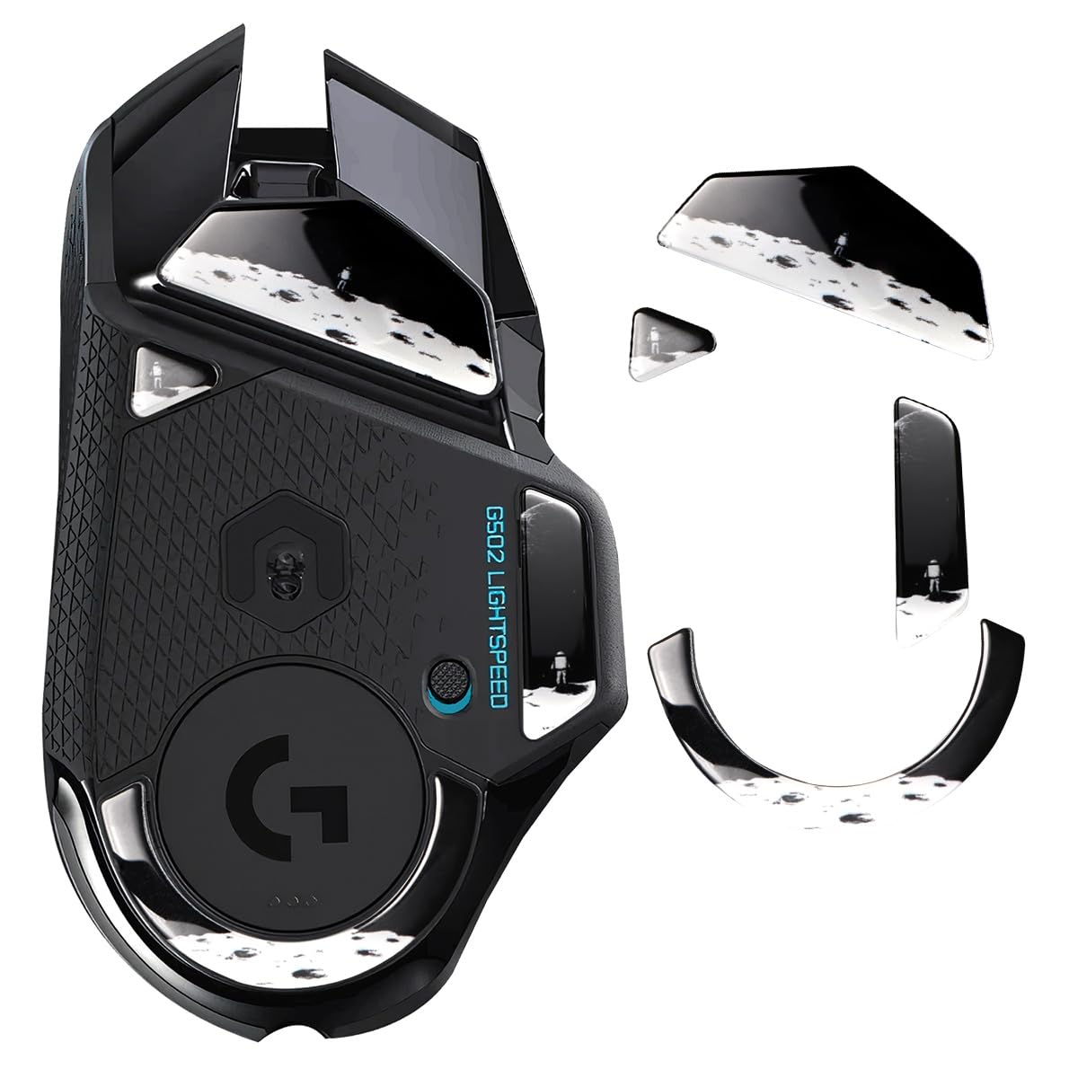 Amazon.com: immoenuc Glass Mouse Skates for Logitech G502 Lightspeed ...