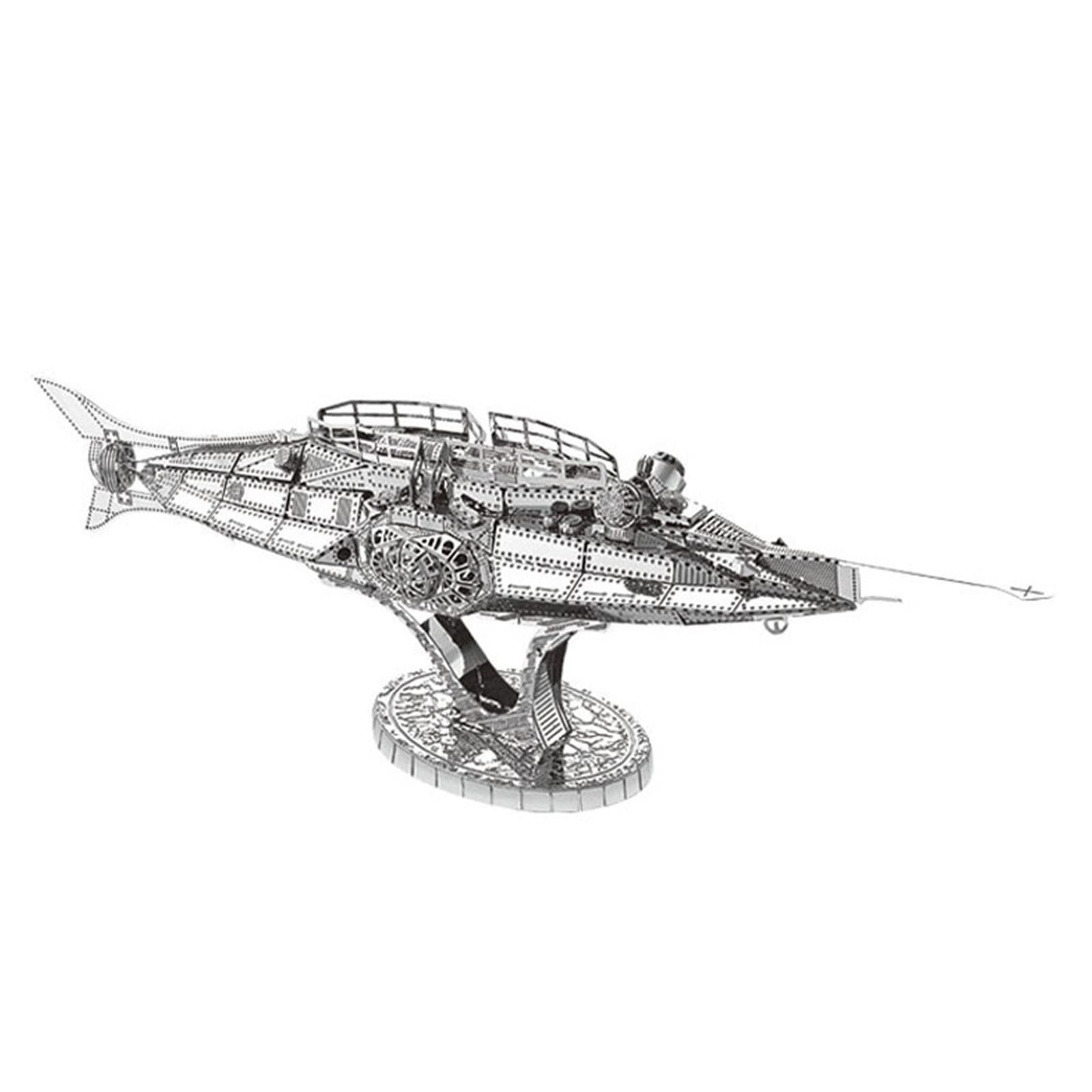 Amazon.com: DAGIJIRD 1/100 3D Metal Nuclear Submarine Model Kits ...