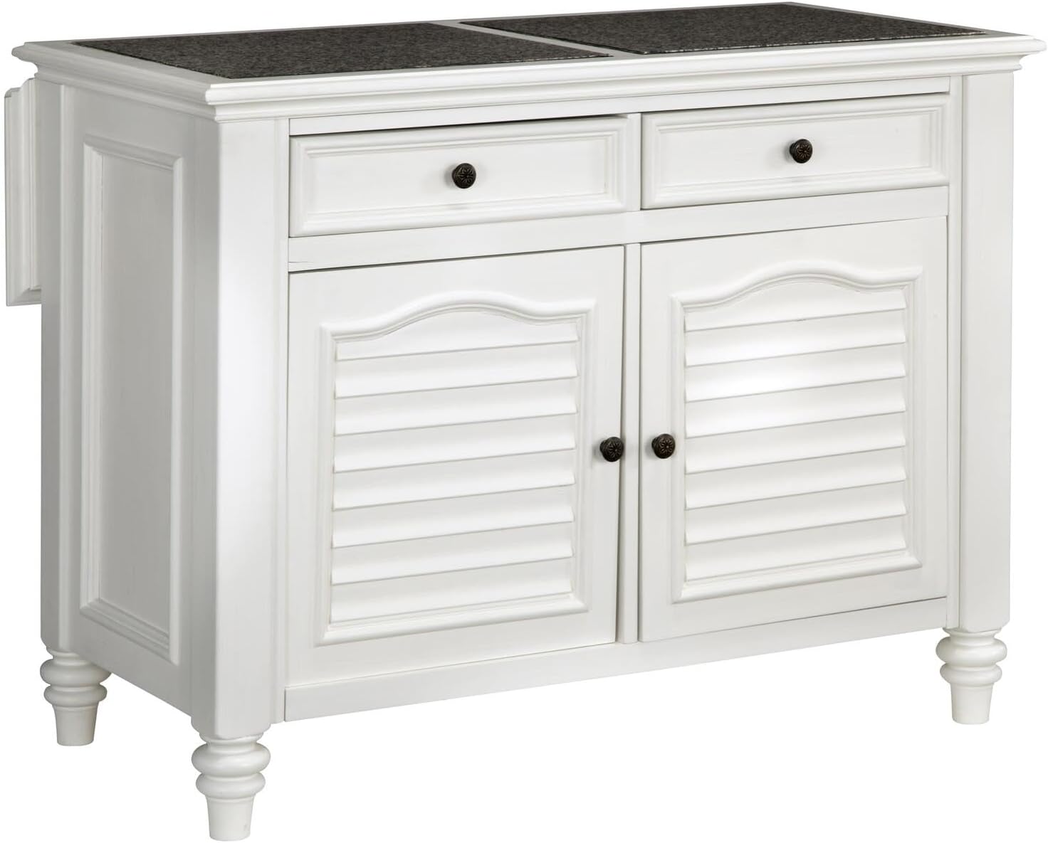 Amazon.com: Home Styles Bermuda White Kitchen Island : Home & Kitchen