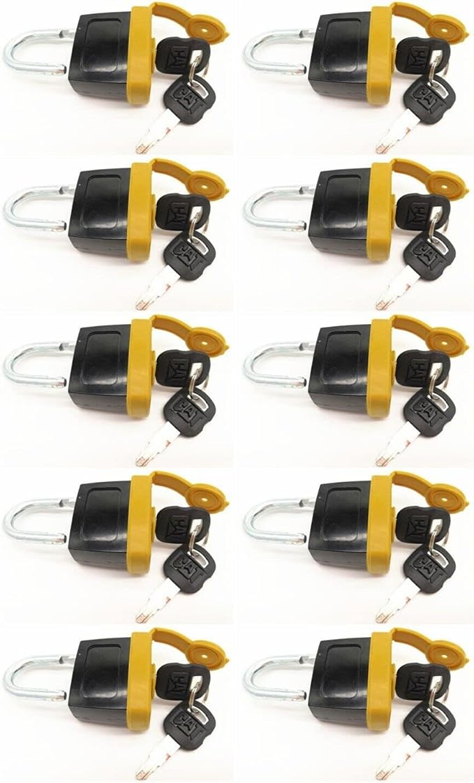 10set Padlock 246-2641 with 2 Key 5P8500 for Caterpillar CAT - - Amazon.com