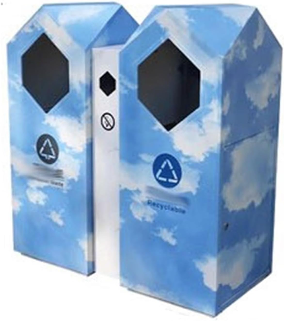 Garbage Cans Outdoor Rubbish Bin Stainless Steel Scenic Spot ...