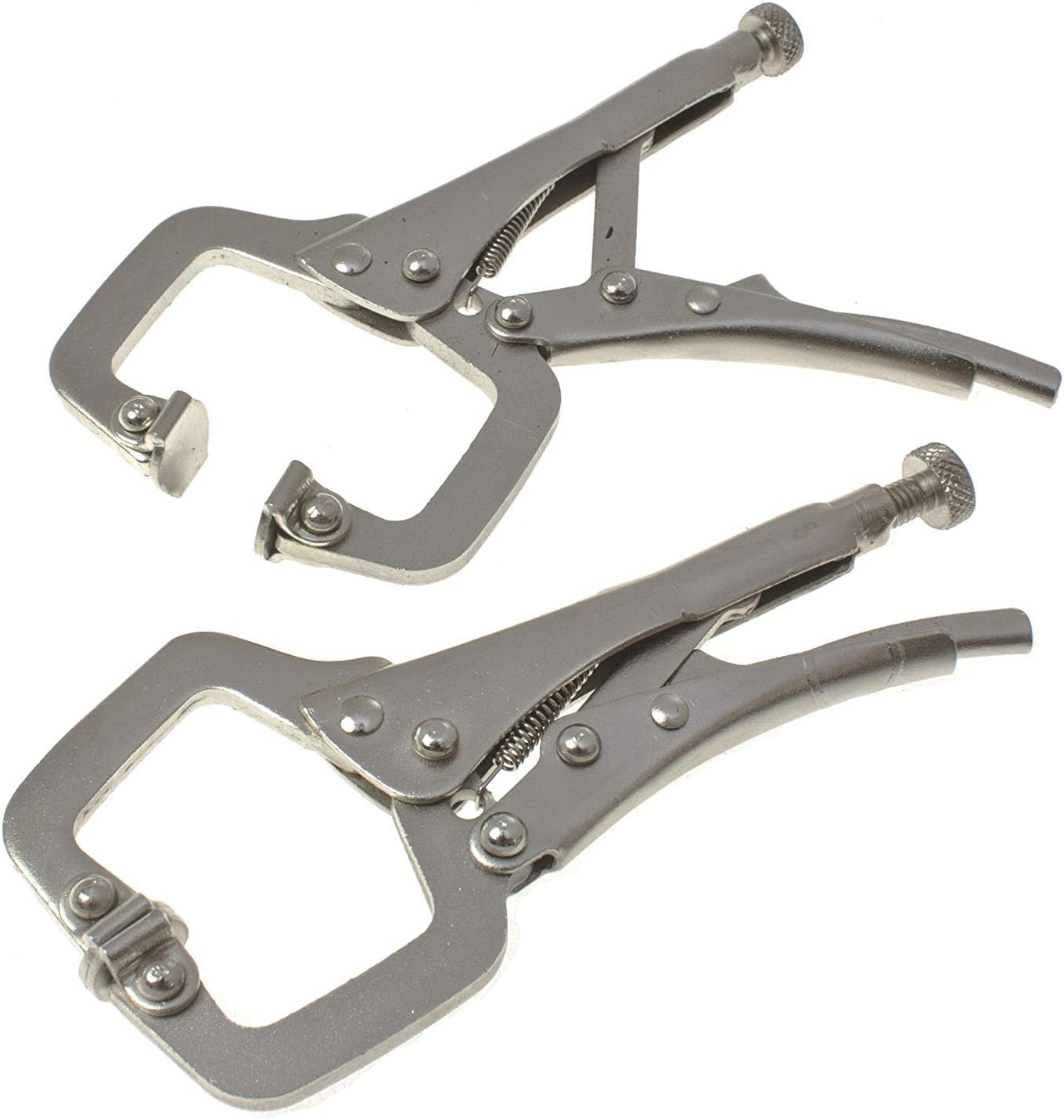 Toolzone 2Pc Mini Locking C Clamp Set by Toolzone : Amazon.co.uk: DIY ...