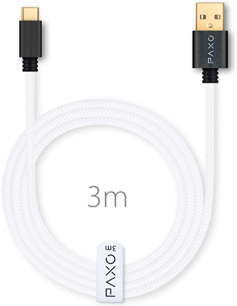 3m Nylon PS5 Charging Cable for Playstation 5 Controller, USB C Cable ...