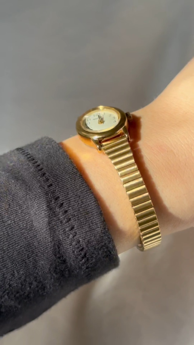 Watch Dainty gold watch for everyday wear on Amazon Live
