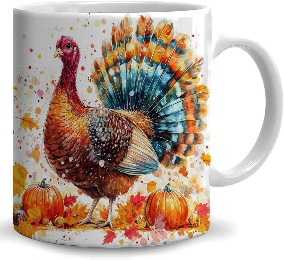 Amazon.com: Turkey Coffee Mug - Turkey Lover Mugs Gifts for Women Men ...