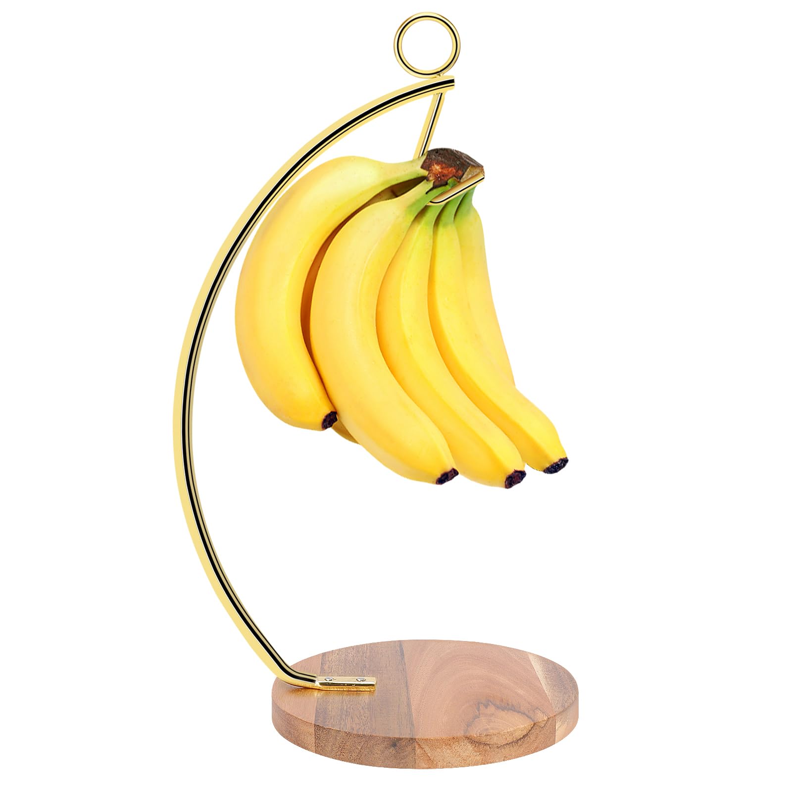 Tabletop Banana Tree Hanger, Metal Banana Holder Stand with Hook and ...