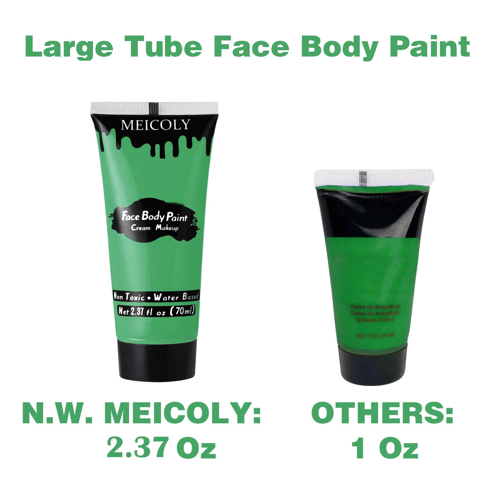 Snapklik.com : Green Cream Face Body Paint,Christmas Cosplay Face Paint ...
