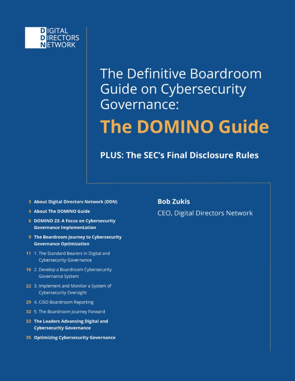 Amazon.com: The Definitive Boardroom Guide On Cybersecurity Governance ...