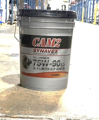 Amazon.com: CAM2 SYNAVEX Full Synthetic 75W-90 LS Gear Oil, 35 lbs ...