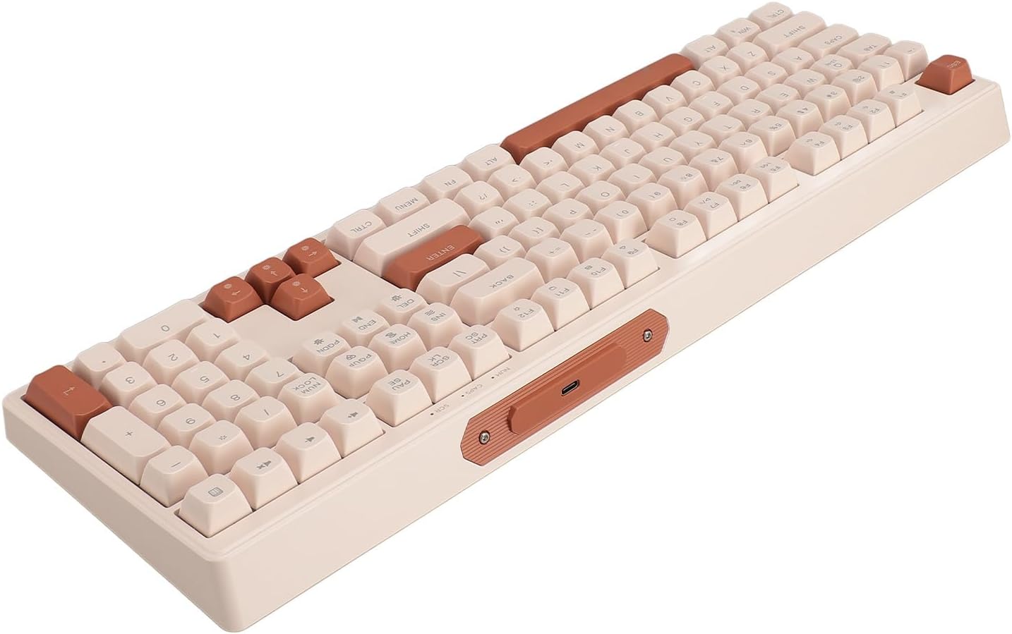 Amazon.com: Zunate Gaming Keyboard 108 Keys, Ergonomic Gaming Keyboard ...
