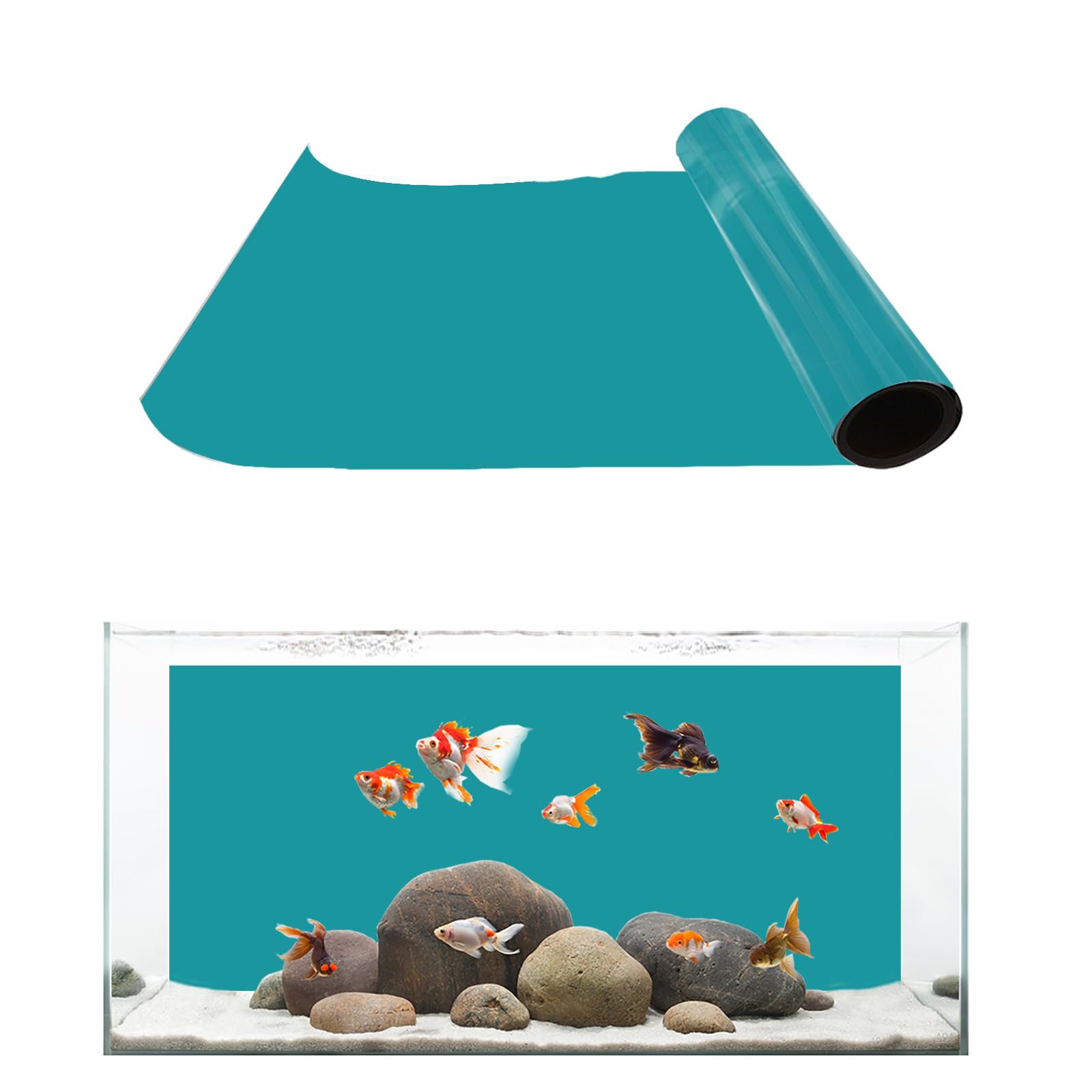 Solid Aqua Blue Background