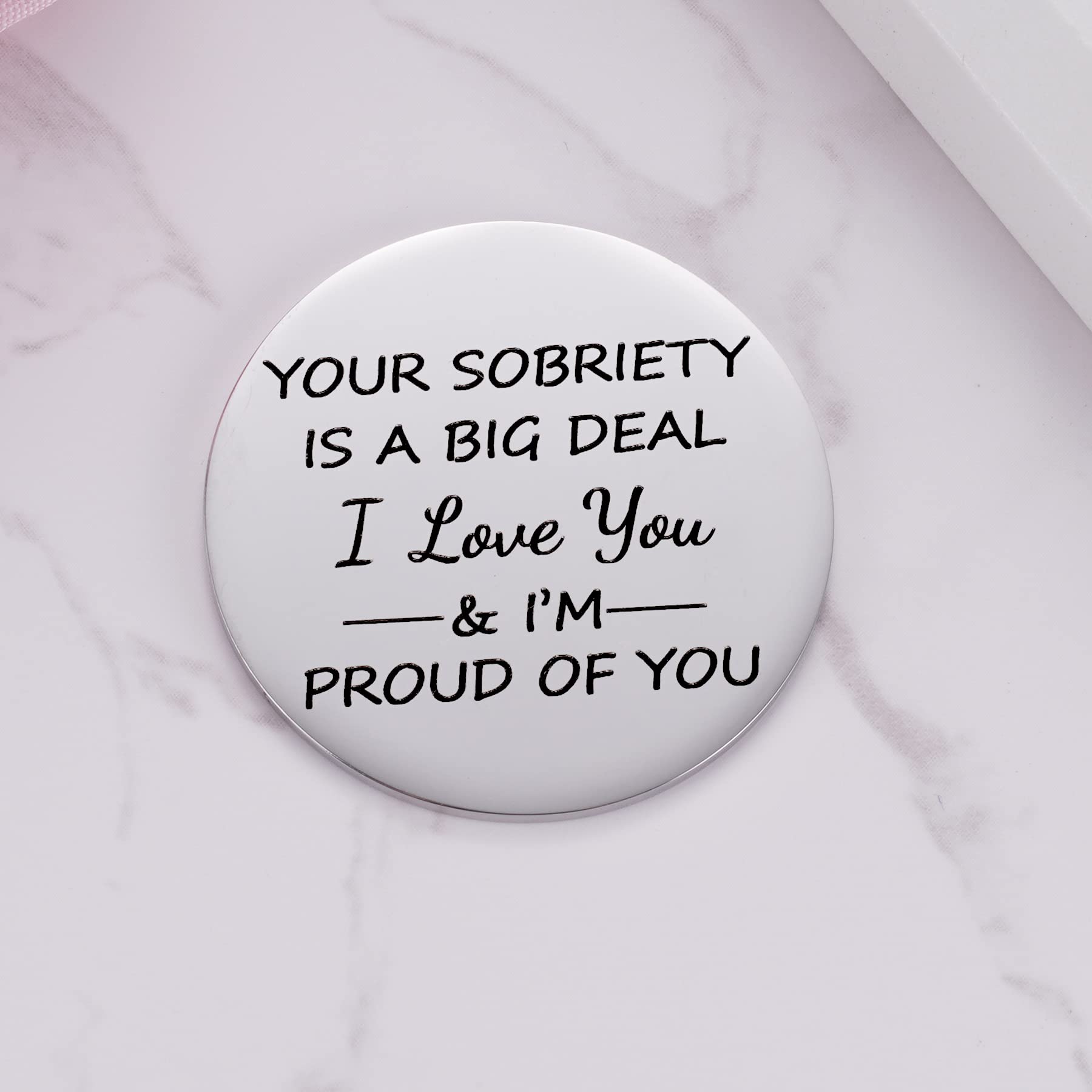Snapklik.com : 5 Year Sobriety Coin, Five Years Sober, Recovery Token ...
