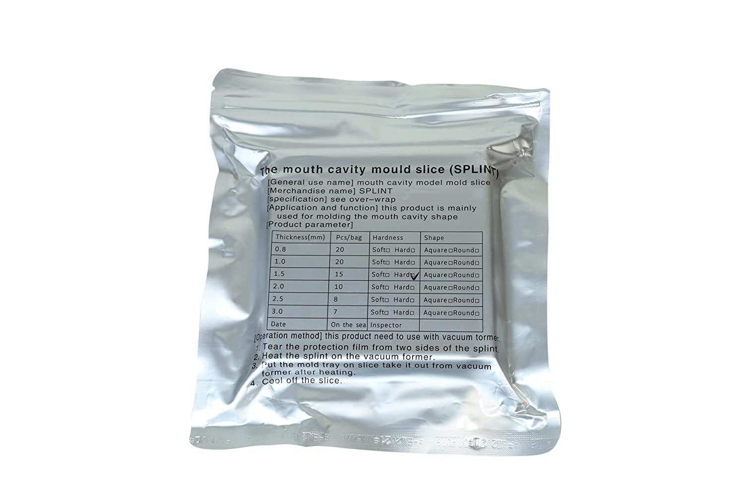 Buy Dental Lab Splint Thermoforming Material, For Vacuum Forming ...