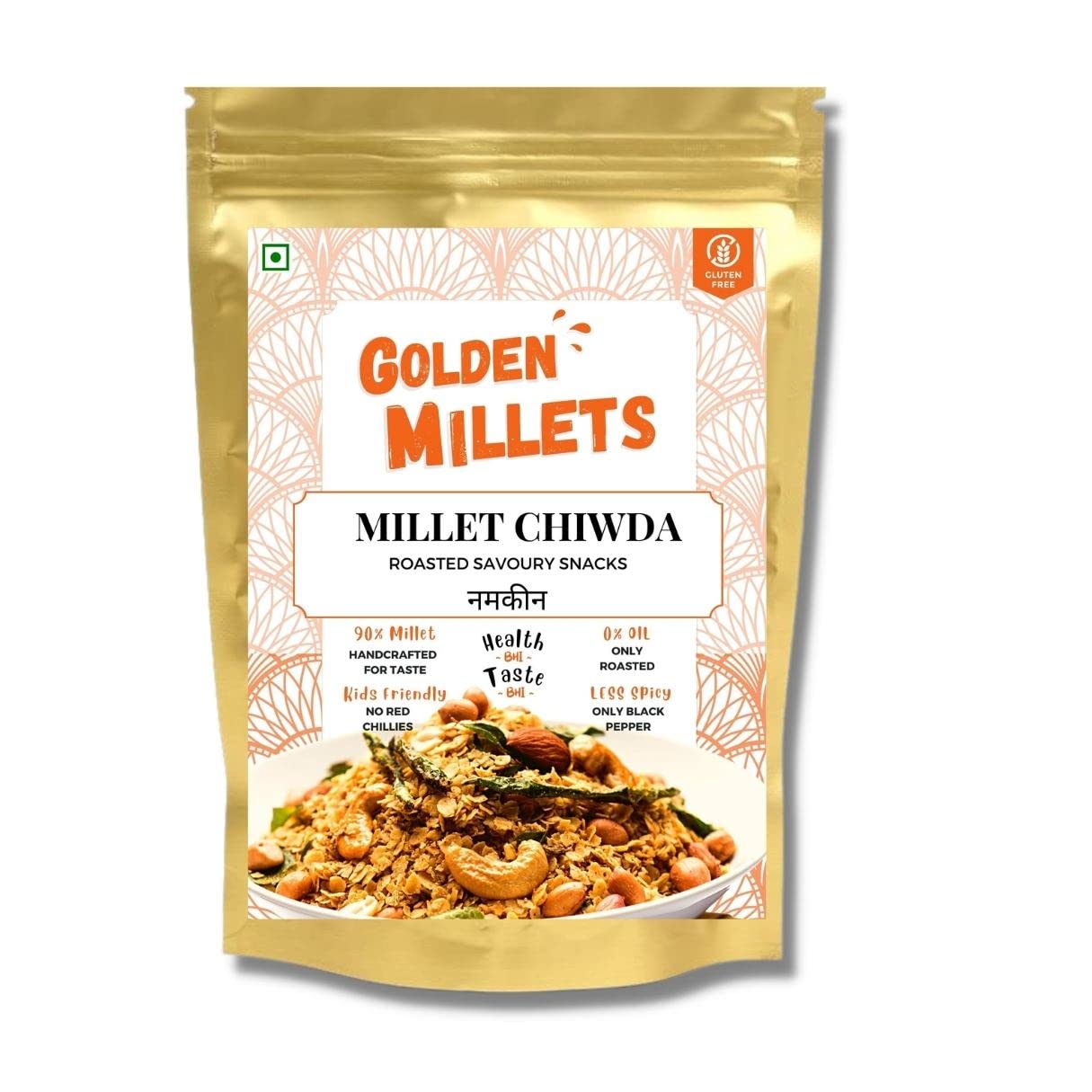 GOLDEN MILLETS Roasted Millet Chivda Mix | Healthy Snacks Diabetic ...