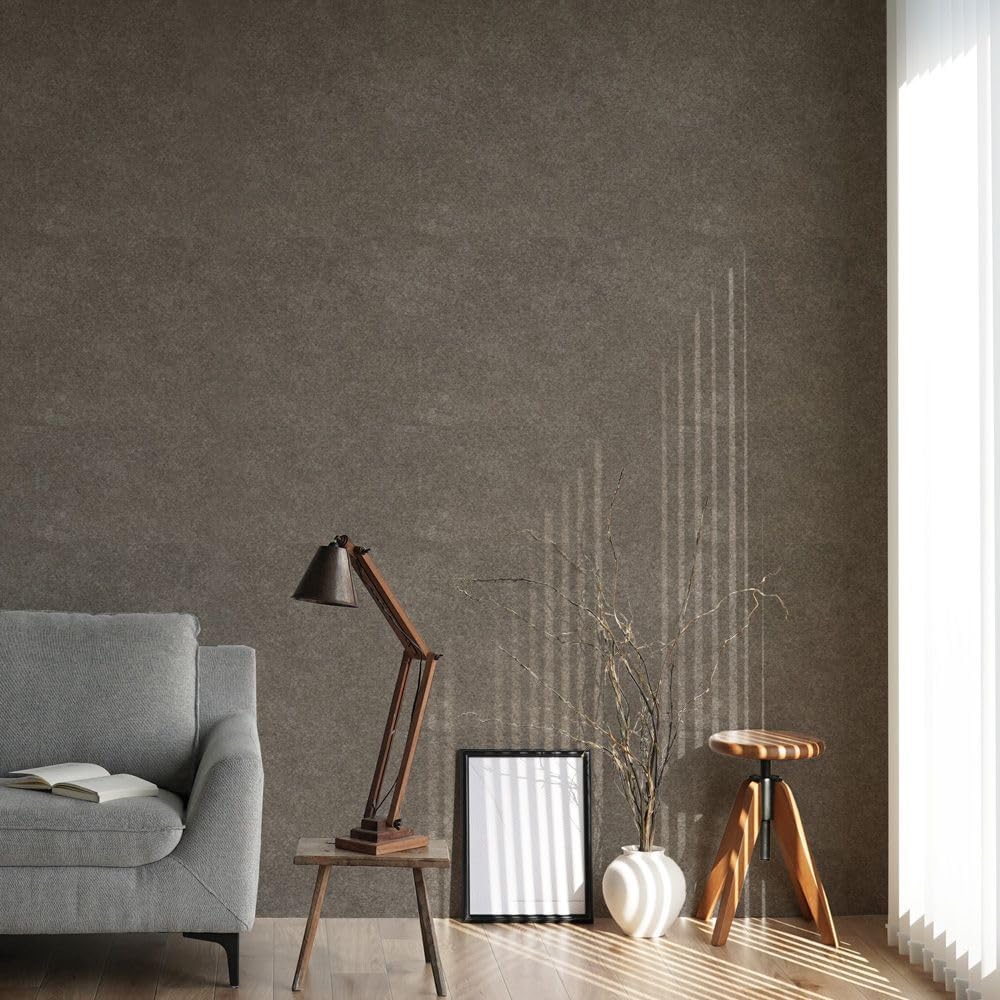 Amazon | 壁紙屋本舗 のりなし 壁紙 アクタス コンクリート クロス 無地 グレー RH-9083 巾92cm×m単位 ACTUS ...