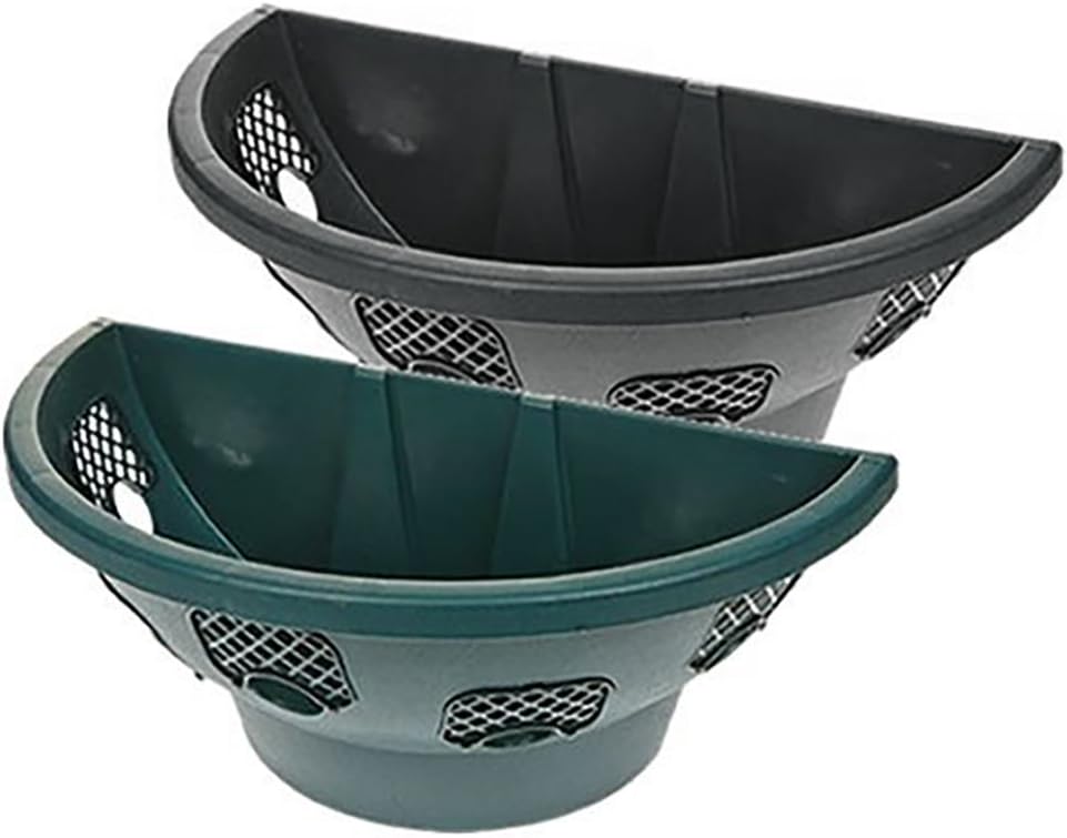 Plantopia Easy Fill Hanging Basket, 14 Inch (2, Green) : Amazon.co.uk ...