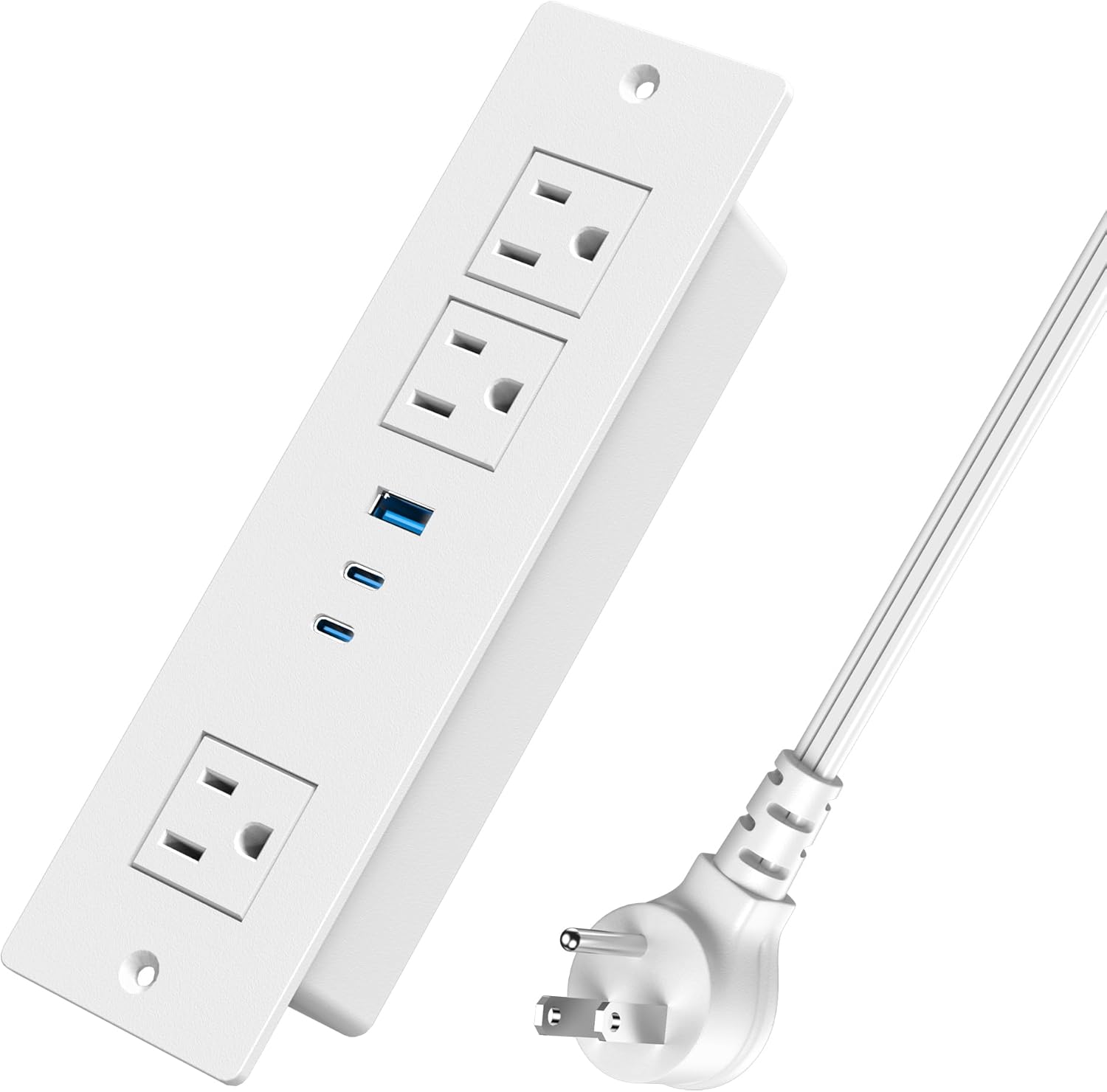 Recessed Power Bar, Desktop Power Strip Flush Mount Furniture Recessed ...