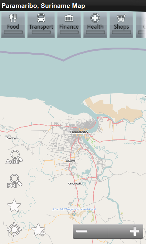 Paramaribo Suriname Map THE Ministry Of Foreign Affairs And