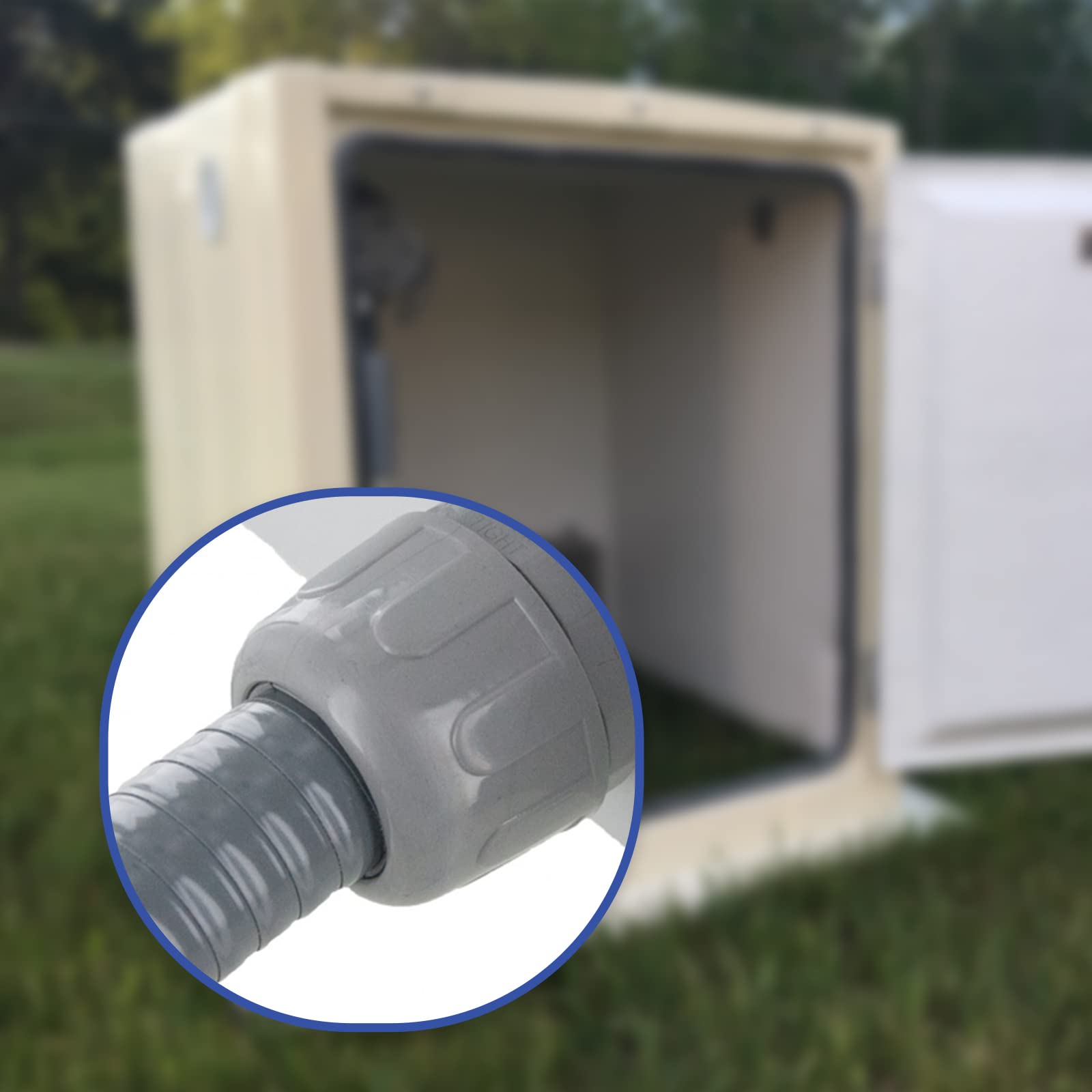 Snapklik.com : 8 Pack NPT Nonmetallic Conduit 1/2-in Electrical Conduit ...