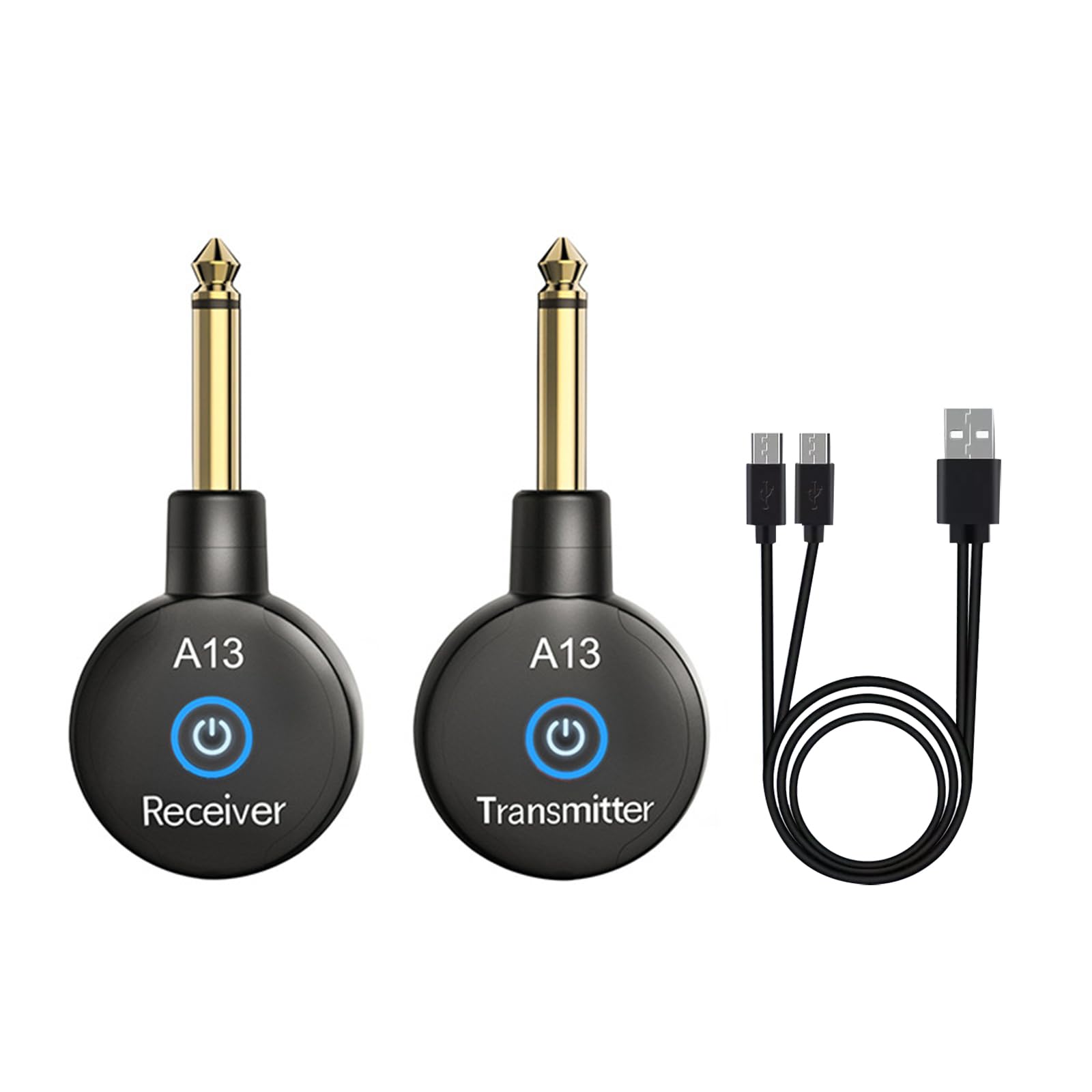 Snapklik.com : USB-C A13 Wireless Guitar Transmitter Receiver Clear ...