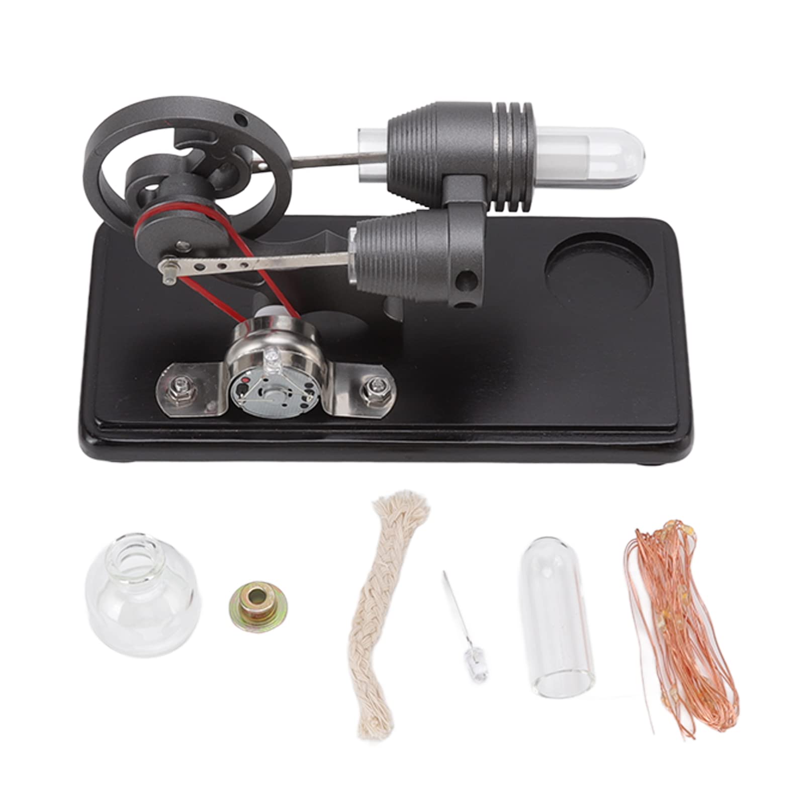 Pre-assembled Science Display 6-Cylinder Stirling Engine Model ...