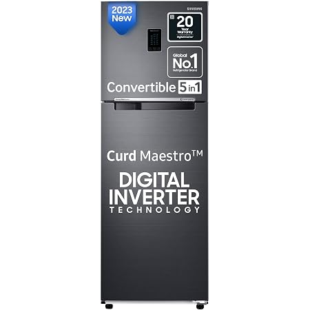 Samsung 224 L 2 Star Curd Maestro, Digital Inverter with Display Frost ...