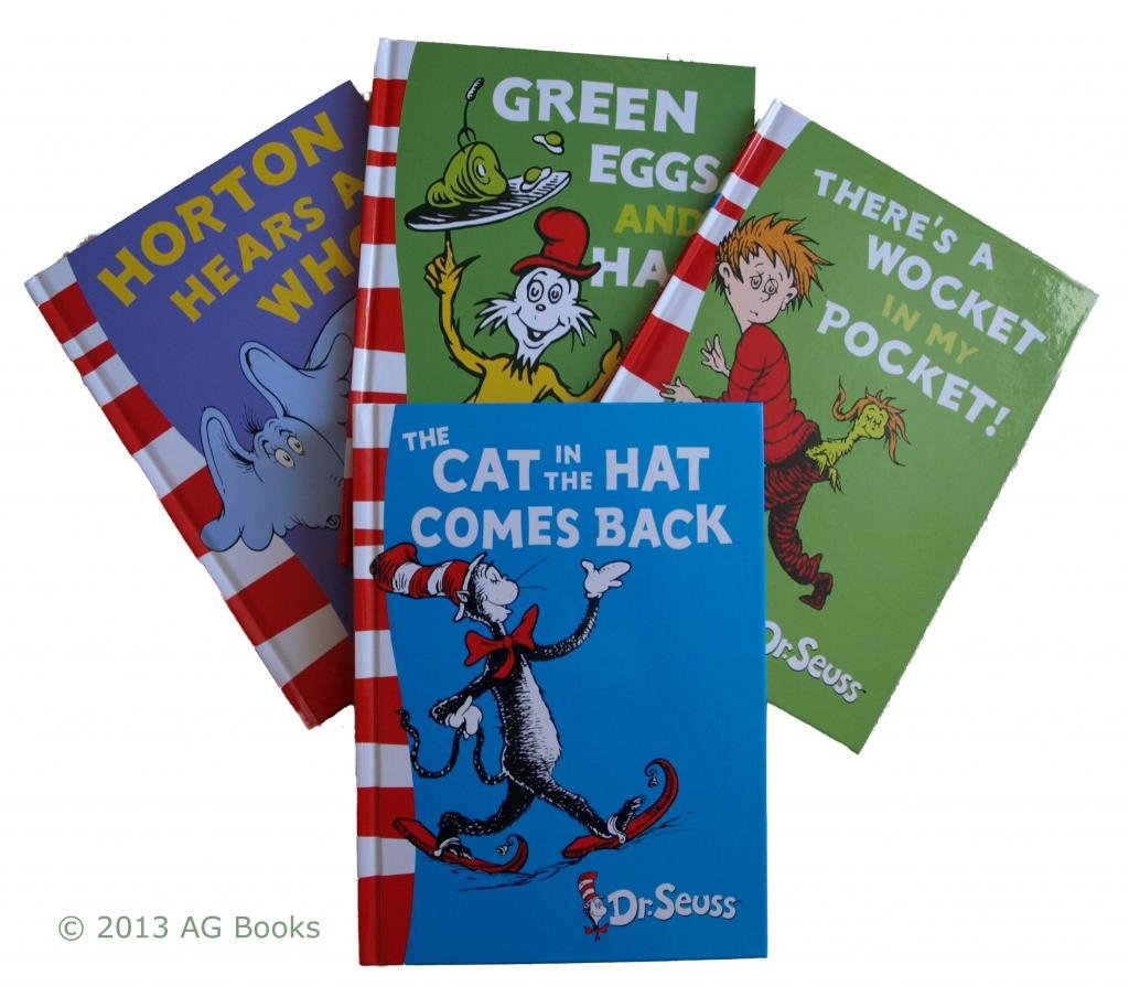 Buy Dr Seuss 4 book Collection: The Cat in the Hat Comes Back / Green ...